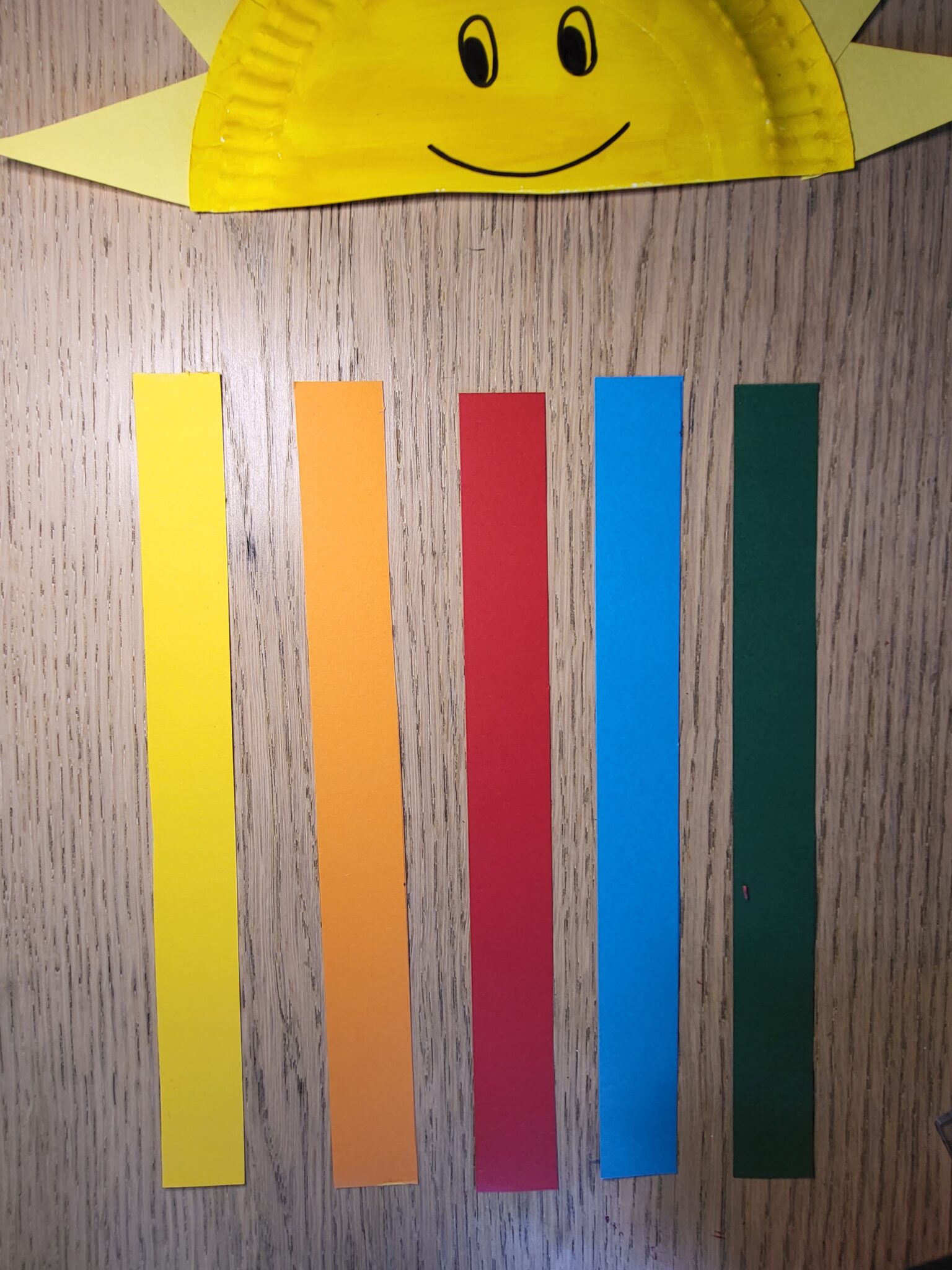 HOW TO MAKE RAINBOW SUN FROM PAPER – CRAFT WITH KAT