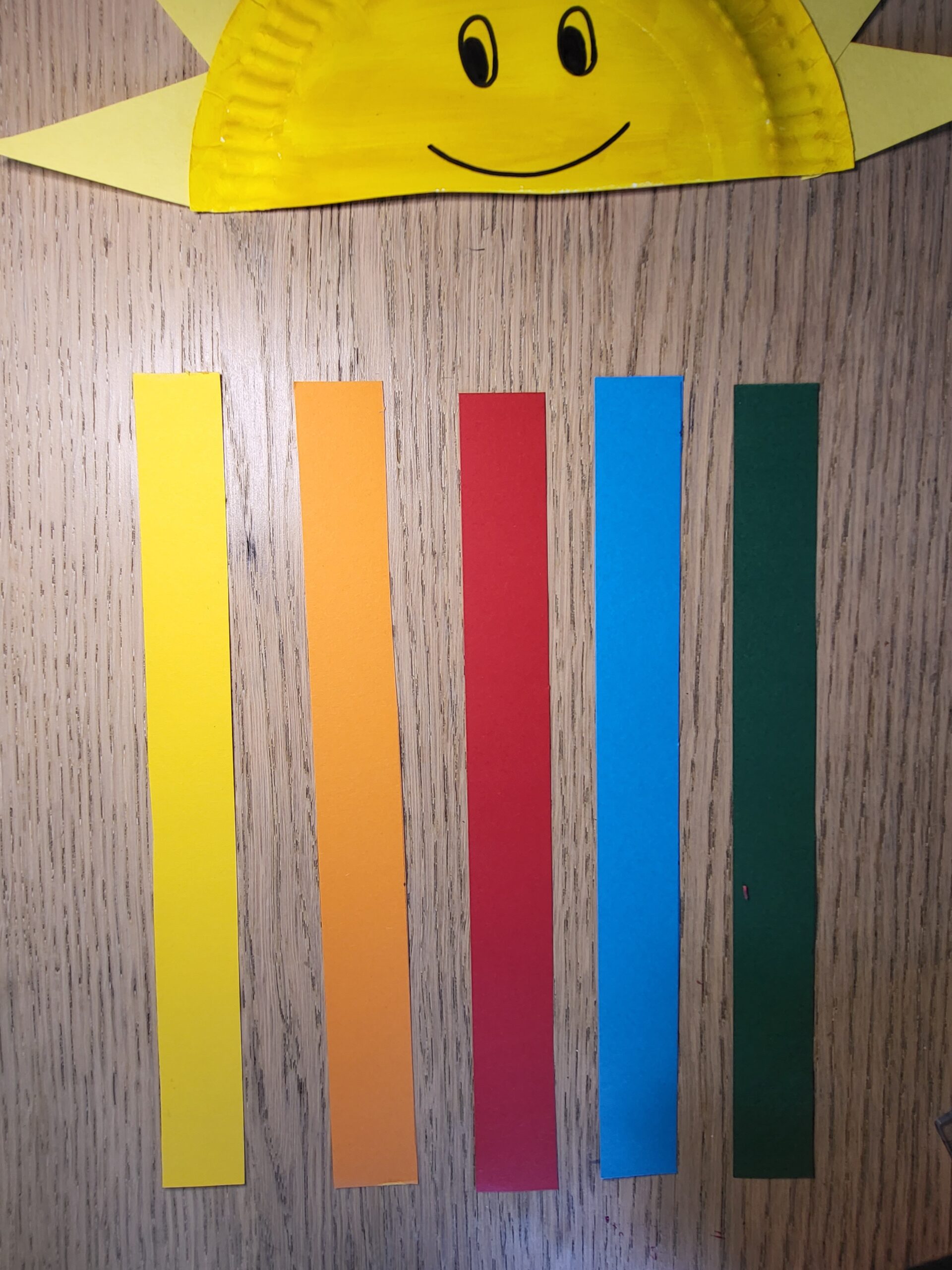 HOW TO MAKE RAINBOW SUN FROM PAPER – CRAFT WITH KAT
